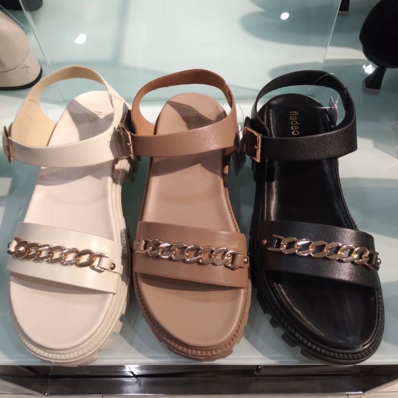 Jual Fladeo ️ NEW ️sandal wedges docmart tali wanita ori size 36-40 ...