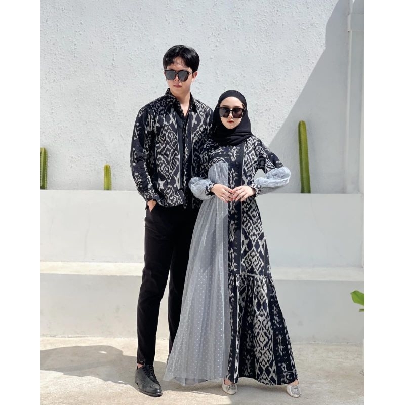 Jual Raya couple - set couple tenun - baju kondangan - set prewedding ...
