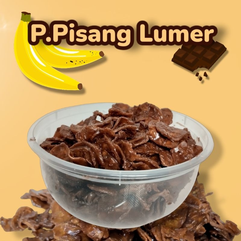 Jual KERIPIK PISANG LUMER KEMASAN 200gr - BERAT BERSIH 75gr | Shopee ...
