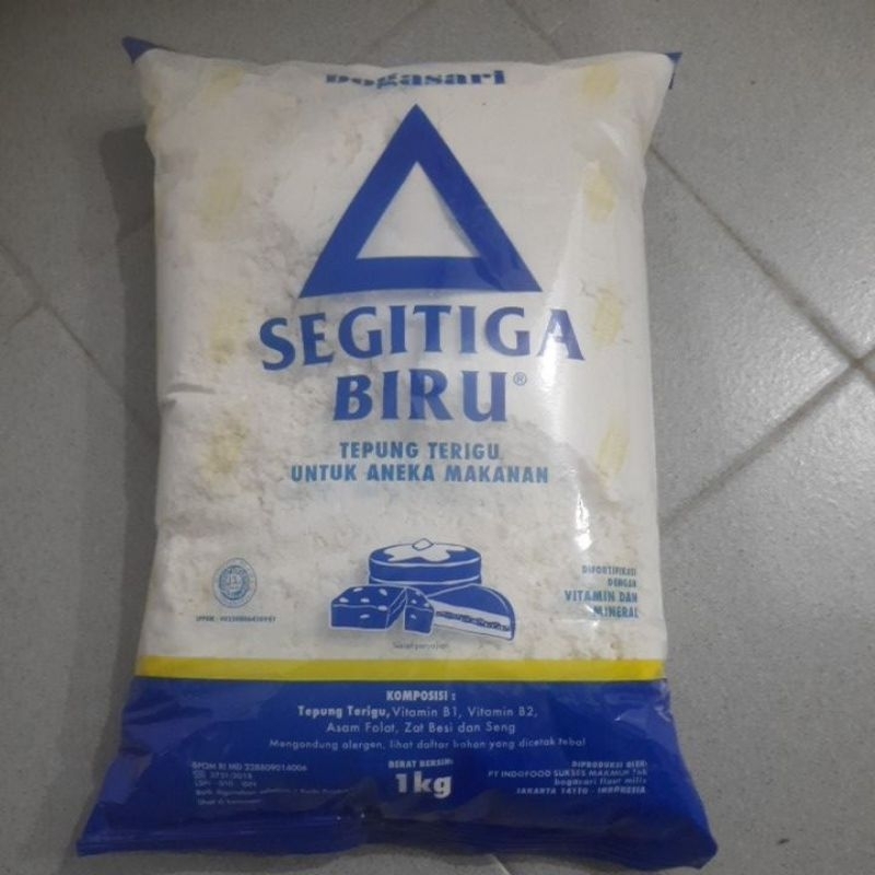 Jual BOGASARI SEGITIGA BIRU TEPUNG TERIGU 1KG | Shopee Indonesia