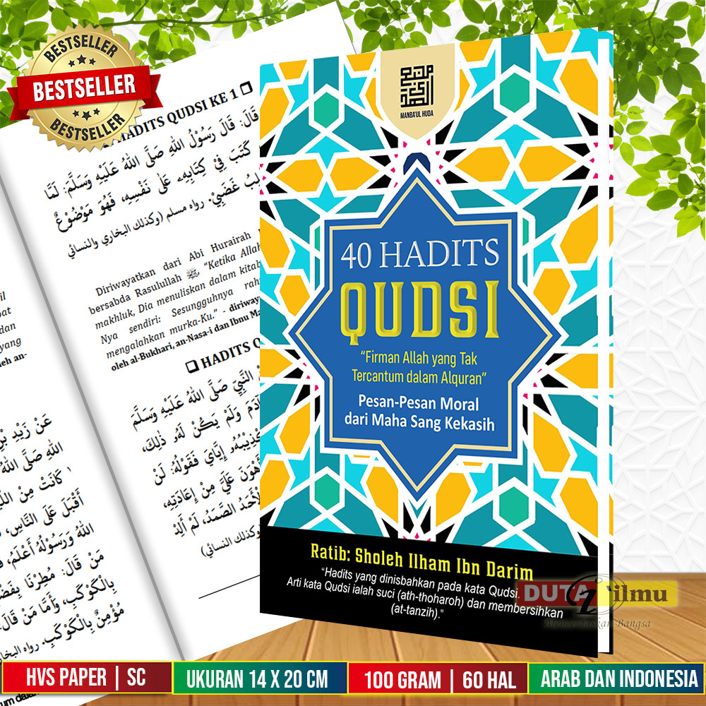 Jual 40 HADITS QUDSI Pilihan - Firman Allah Yang Tak Tercantum dalam ...