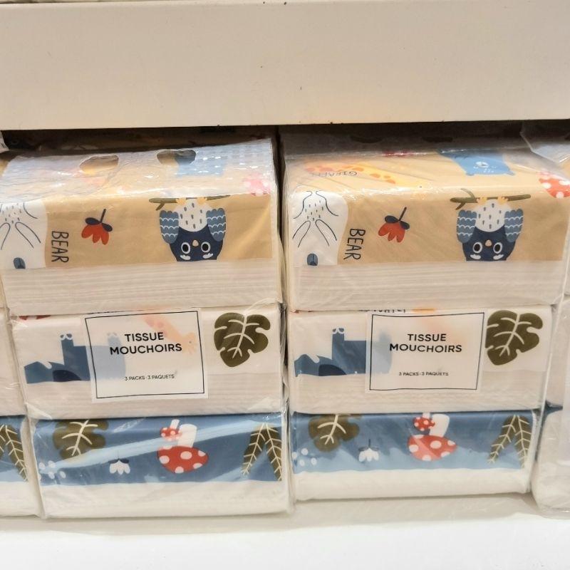 Jual MINISO FOREST FAMILY TISSUE / TISU 120 LEMBAR ISI 3 PCS | Shopee ...