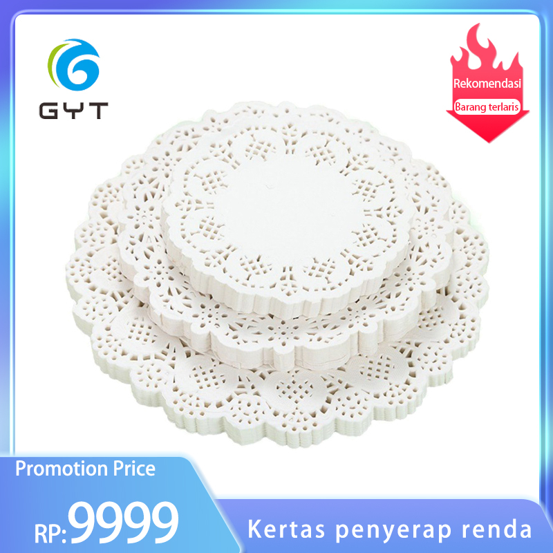 Jual Kertas Renda Bulat Oval Renda Kertas Baking Paper Baking Paper ...