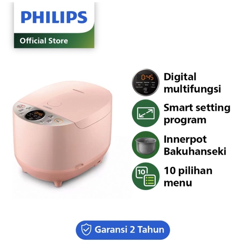Jual PHILIPS 1.8L Digital Rice Cooker HD4515/91 / hd 4515 / 4515 ...