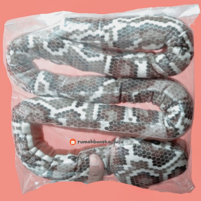 Jual Boneka Ular Motif Sanca PANJANG 1,2 METER / Snake Doll | Shopee ...