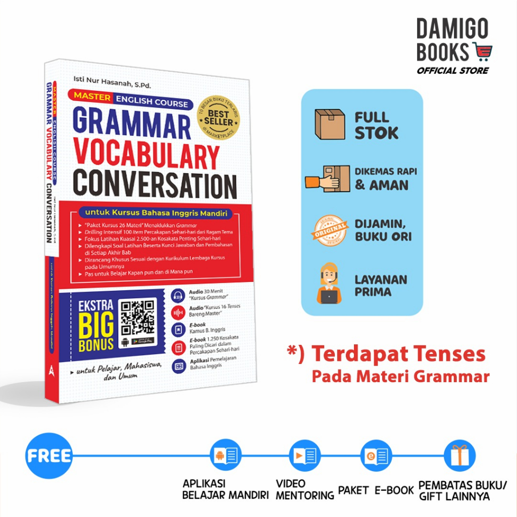 Jual BUKU Belajar Bahasa INGGRIS - MASTER ENGLISH COURSE | Shopee Indonesia