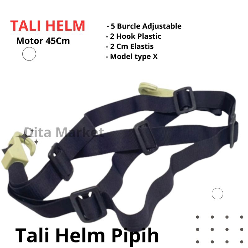 Jual Tali Pengikat Helm Motor 2 Kait Jaring Pengikat Jog Helm / Tali ...