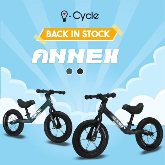 Jual SEPEDA ANAK PUSHBIKE PUSH BALANCE BIKE I-CYCLE I CYCLE ANNEX BLACK ...