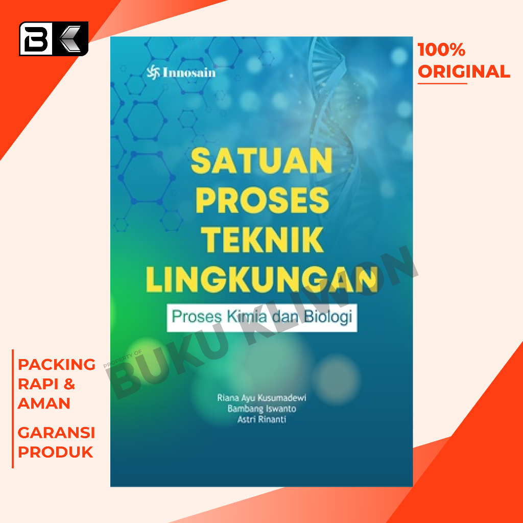 Jual Buku Satuan Proses Teknik Lingkungan; Proses Kimia dan Biologi ...