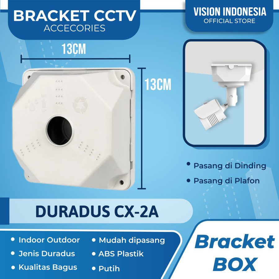 Jual Duradus Kamera CCTV Outdoor / Indoor, Junction Box Kamera CCTV CX-2A | Shopee Indonesia