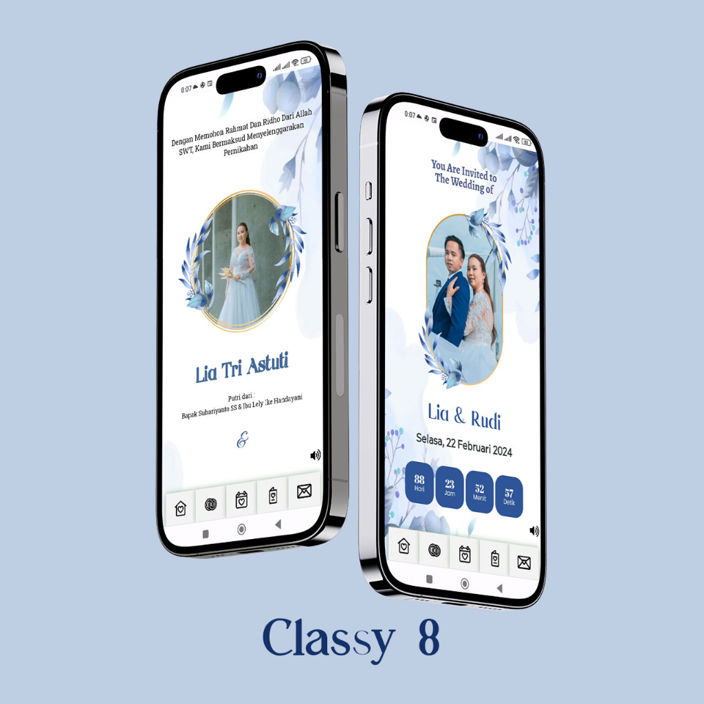 Jual Tema Classy 8 - Undangan Website - Undangan Web - Undangan Website ...