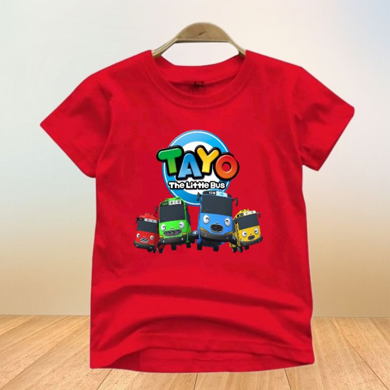 Jual Kaos Anak Distro Tayo The Little Bus ( 2 - 10 Tahun ) Cewek ...