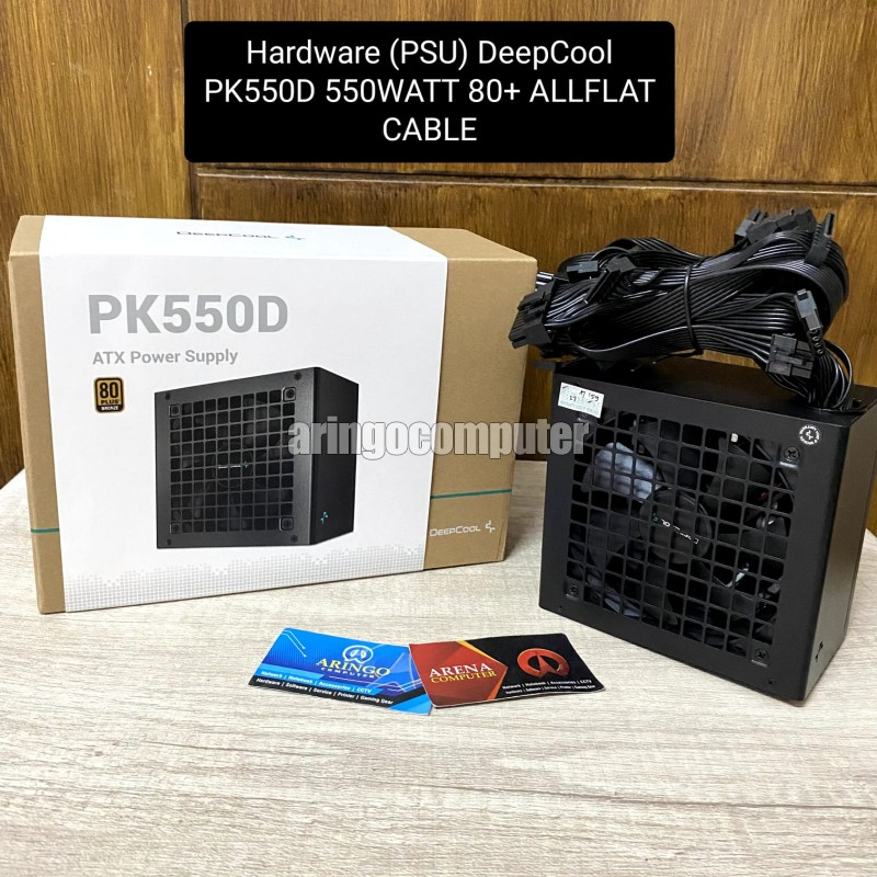 Jual Hardware (PSU) DeepCool PK650D 650WATT 80+ ALLFLAT CABLE | Shopee ...