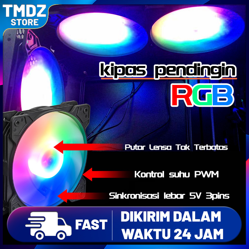 Jual TMDZ-Fan Casing /fan casing 12cm /fan casing rgb /kipas pendingin ...