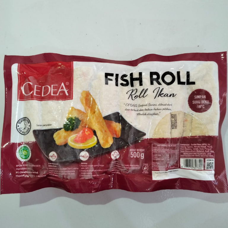Jual CEDEA FISH ROLL / ROLL IKAN (500 Gram) | Shopee Indonesia
