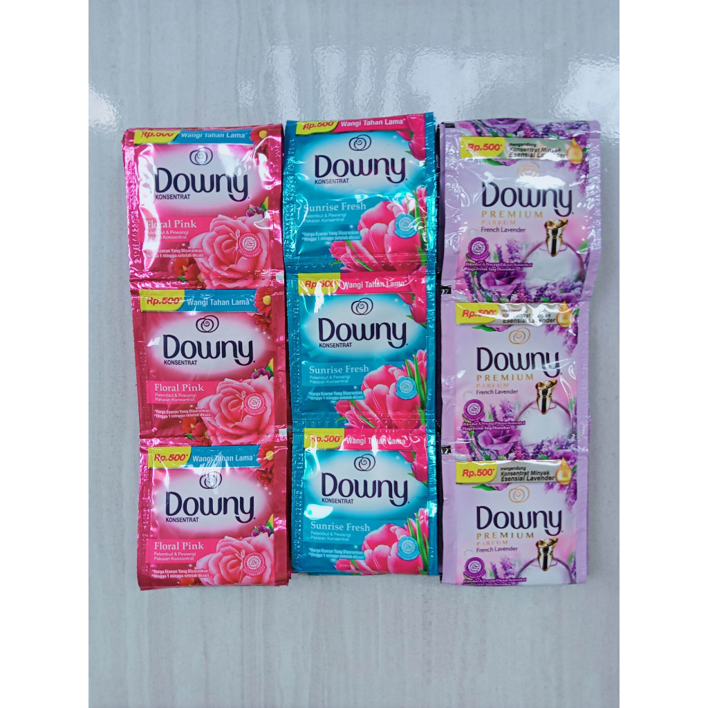 Jual Downy Pewangi Pakaian Renceng 10mL x 12pcs | Shopee Indonesia