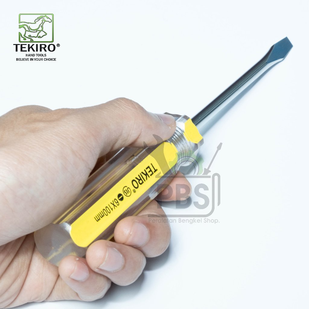 Jual Obeng Min TEKIRO 6x100mm untuk bongkar motor . Obeng TEKIRO ...