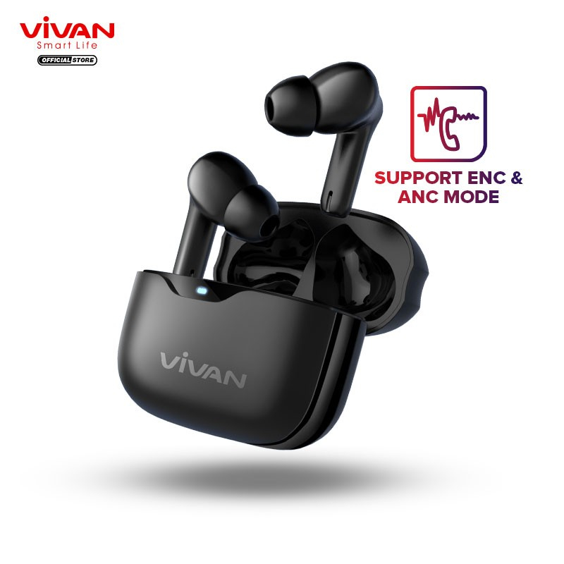 Jual Earphones VIVAN TWS Liberty T660NC Bluetooth 5.3 Headset Earbuds ...