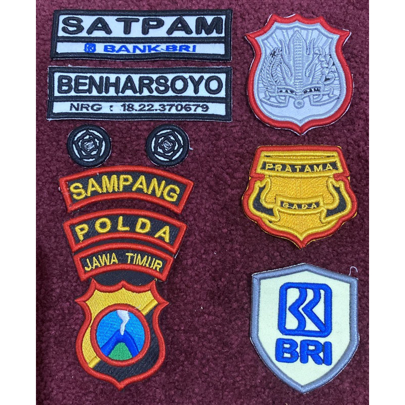 Jual Atribut Satpam Terbaru full set bordir timbul | Shopee Indonesia