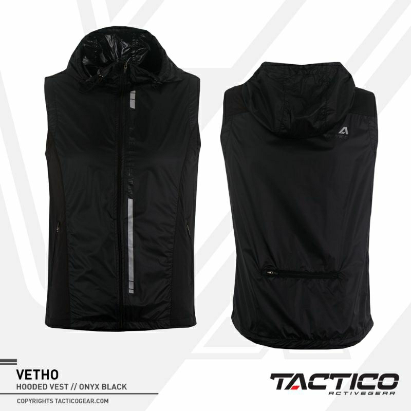 Jual Rompi Hoodie olahraga Lari Jogging/Rompi sepeda Merk Tactico VETHO ...