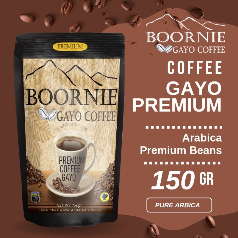 Jual Kopi Gayo Arabika Premium Grade 150g Pure Arabica Coffee, Base ...