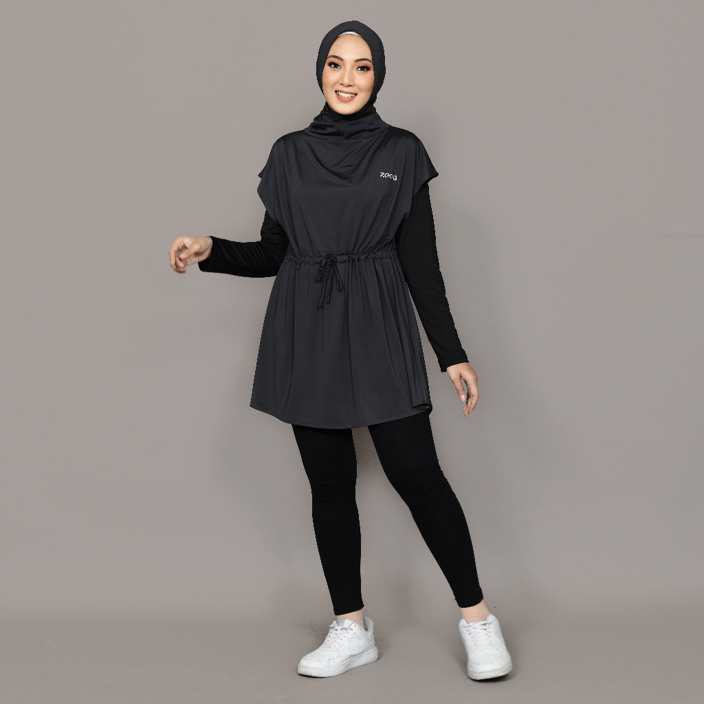 Jual Zeea Outer Sport Hijab Hayfa P Raihana Panjang Sport Olahraga ...