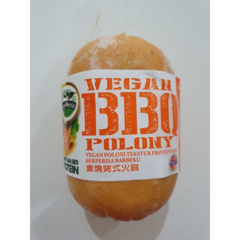 Jual HAM BBQ VEGETARIAN MERK POLONY VEGAN KEMASAN 500GR | Shopee Indonesia