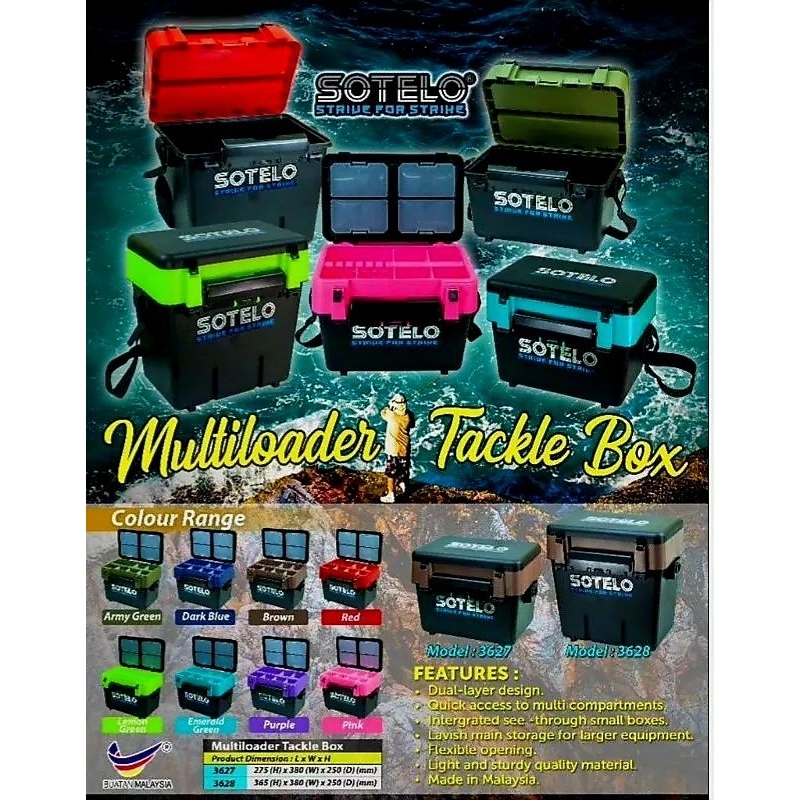 Jual TACKEL BOX SOTELO | Shopee Indonesia