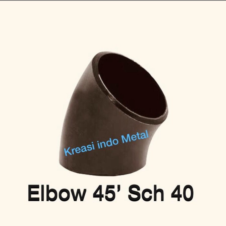 Jual 3” Elbow / knee Las Sch 40 ( 3 inch ) - Keni ( 45 derajat ) CS ...