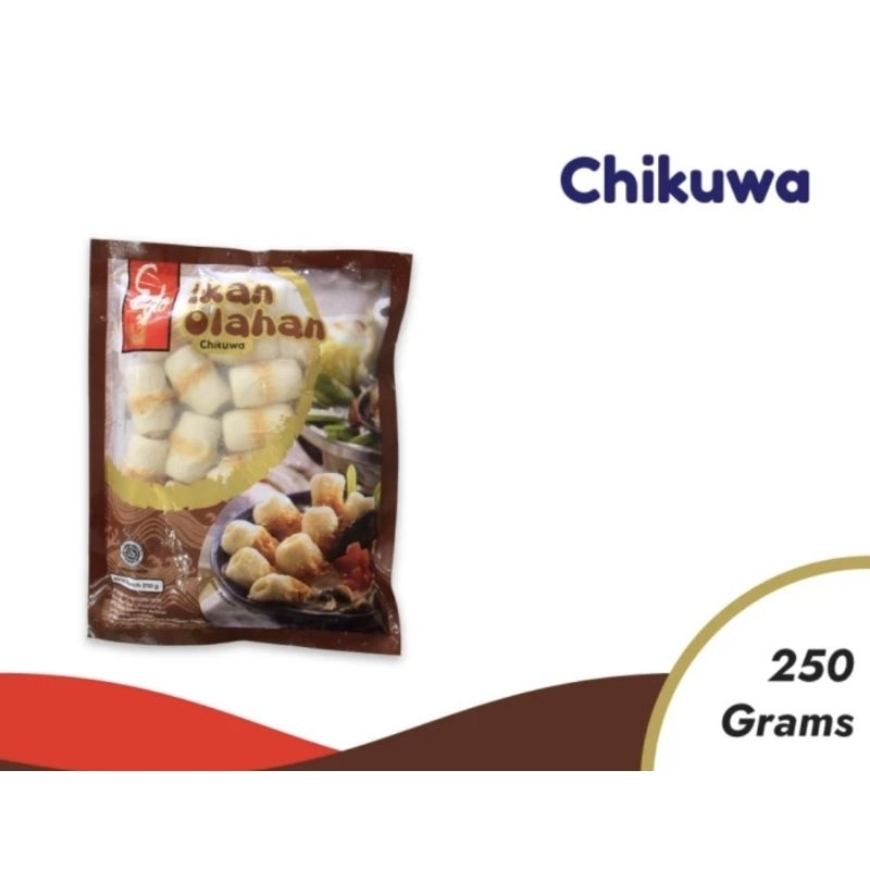 Jual edo chikuwa 250 gr / chikuwa frozen / edo seaafod / edo ikan ...