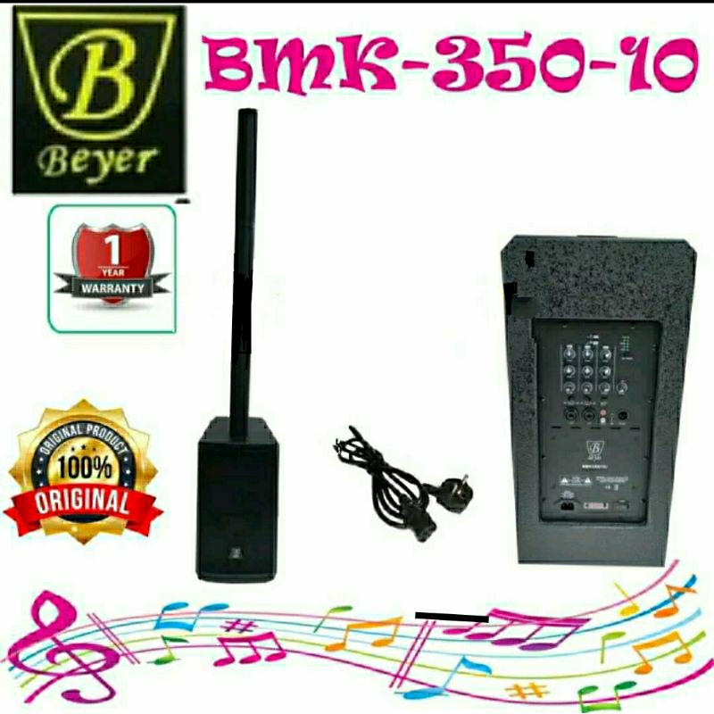 Jual BEYER BMK 350 10 BMK-350 uk 10 inch aktive speaker plus stand dan ...