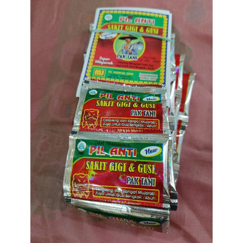 Jual pil sakit gigi pak tani | Shopee Indonesia