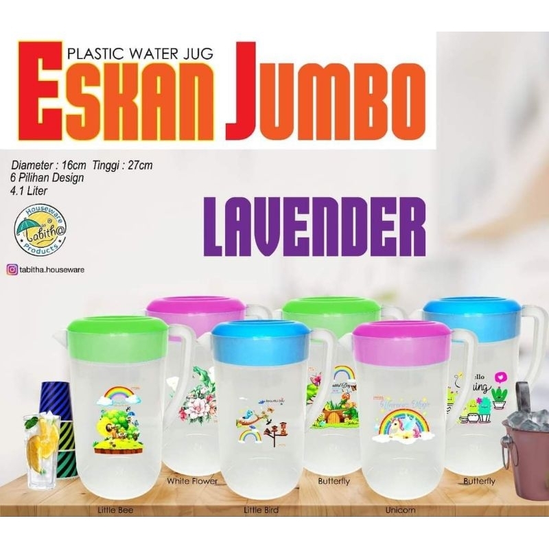 Jual ESKAN JUMBO / TEKO AIR TABITHA JUMBO 4,1 LITER | Shopee Indonesia