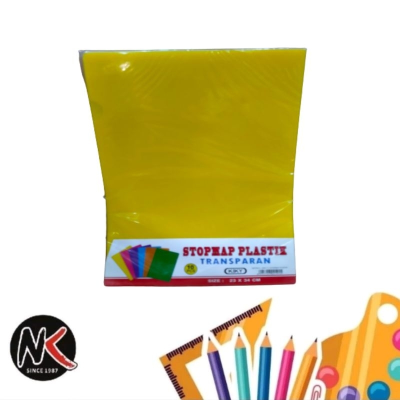 Jual Map L/Map Plastik/Plastic/Pelastik Transparan Warna Kuning KIKY ...