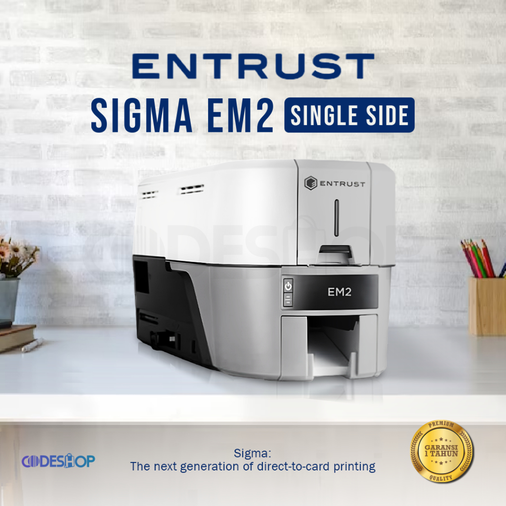 Jual Printer Kartu Entrust Sigma EM2S Singel Side - Cetak ID Card Satu ...
