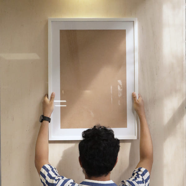 Jual White Fiber Frame - Bingkai Fiber Putih Pigura Minimalis | Shopee ...