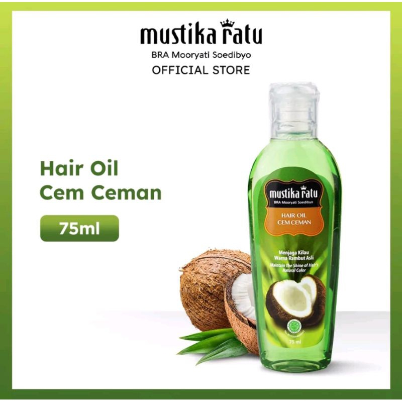 Jual Mustika Ratu Minyak Cem ceman 75ml( ed jan 26) | Shopee Indonesia