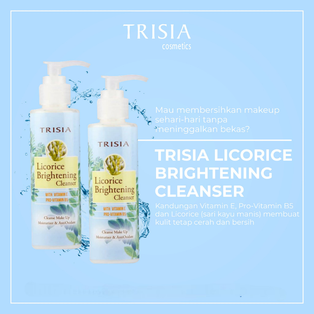 Jual Cleanser Wajah Trisia Brightening Cleanser 135ml | Shopee Indonesia