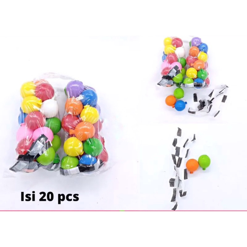 Jual BALON TUYUL AIR ISI 20PC / BALON LONCAT MAINAN JADUL TRADISIONAL ...