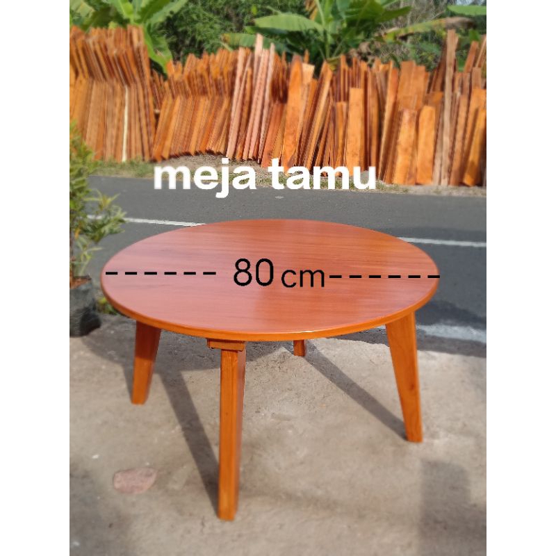 Jual Meja tamu bulat 80*T 40 cm | Shopee Indonesia