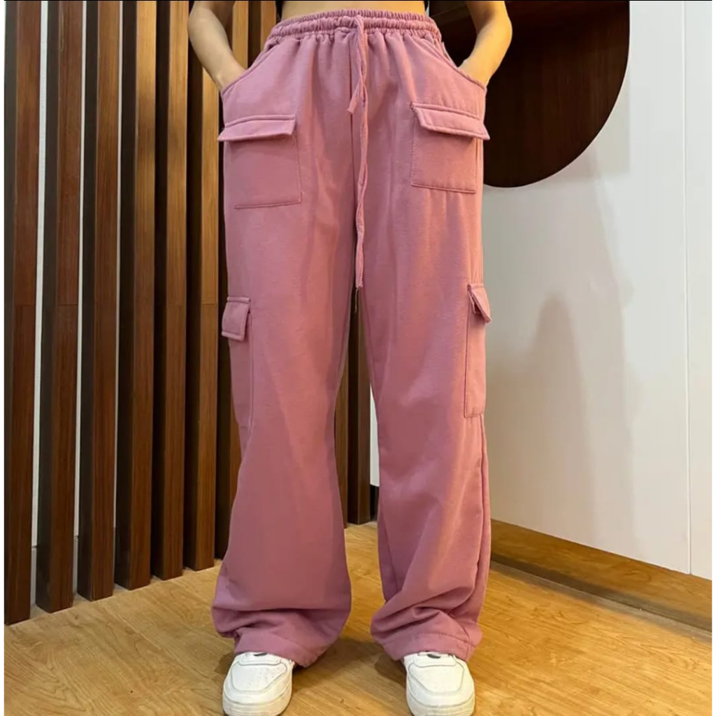 Jual JOOLY UP CARGO SWEATPANT CELANA PANJANG SAKU BANYAK POTONGAN ...