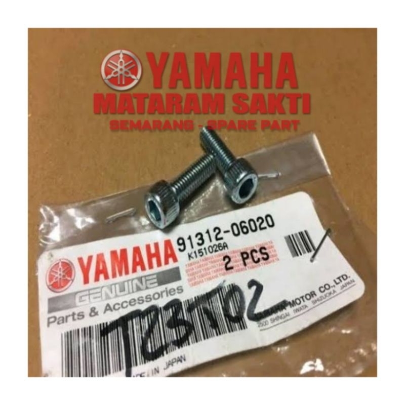 Jual BOLT/BAUT TENSIONER AEROX NMAX LEXI ORIGINAL YAMAHA (91312-06020 ...