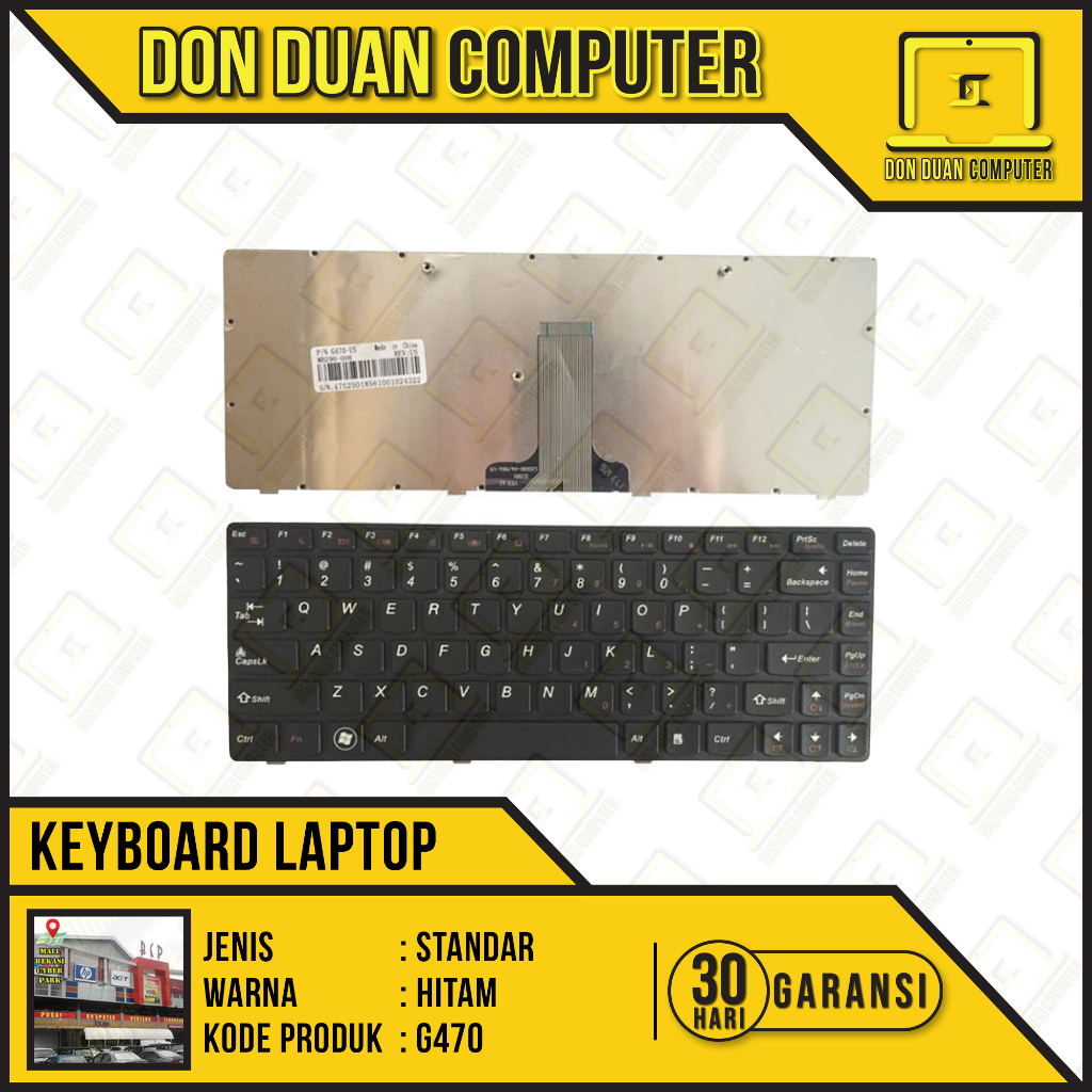 Jual Keyboard Laptop Lenovo ORIGINAL G470 | Shopee Indonesia