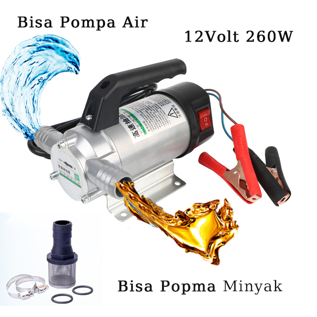 Jual Pompa Minyak Dc 12 Volt Elektrik Diesel Transfer Pump Pompa Solar ...