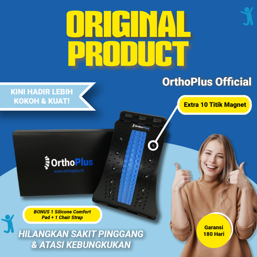 Jual OrthoPlus Original (Alat Terapi Pinggang & Punggung, Skoliosis ...