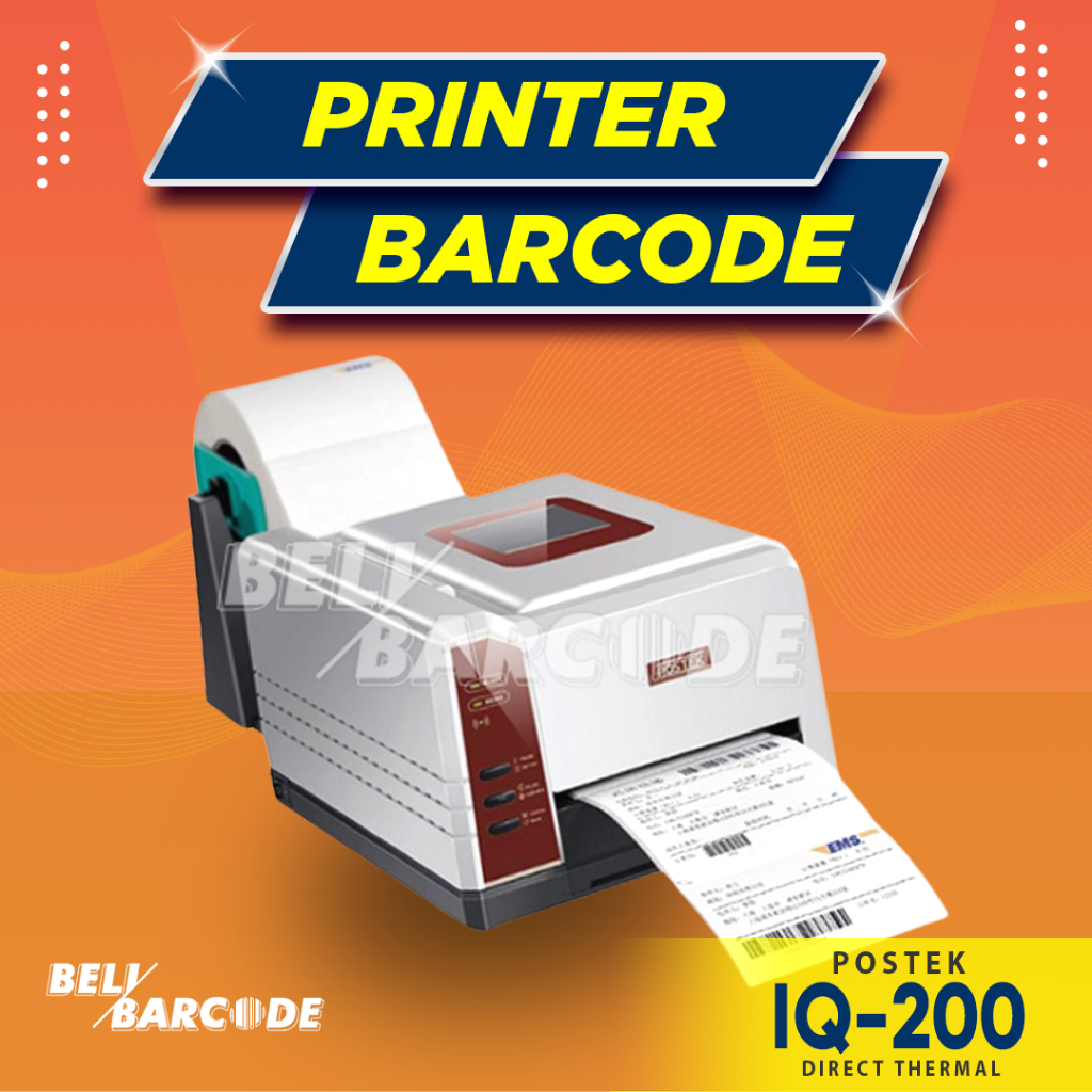 Jual Postek IQ200 Barcode Printer Label Thermal IQ-200 Wifi Bluetooth | Shopee Indonesia