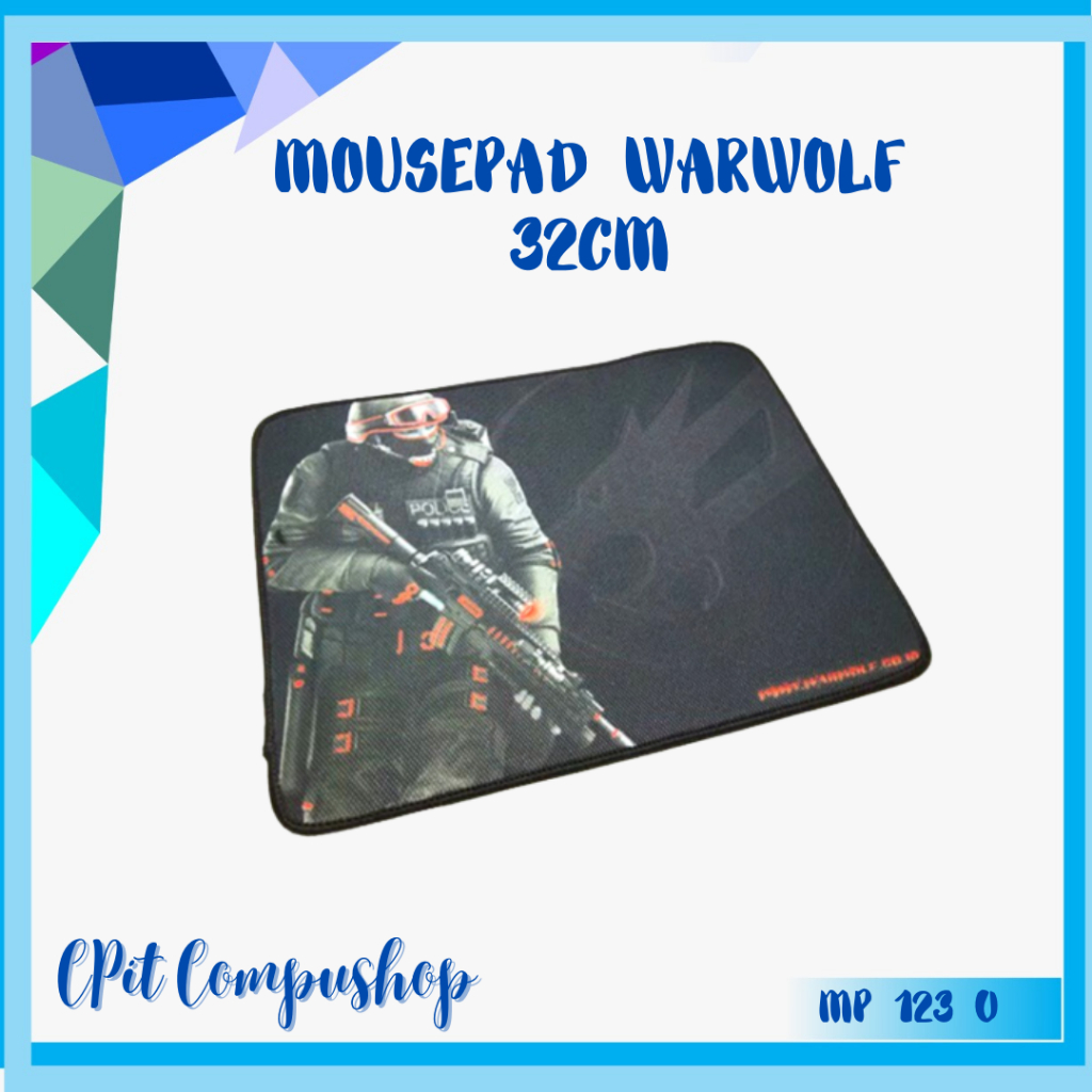 Jual WARWOLF Gaming Mouse Pad 32CM | Shopee Indonesia