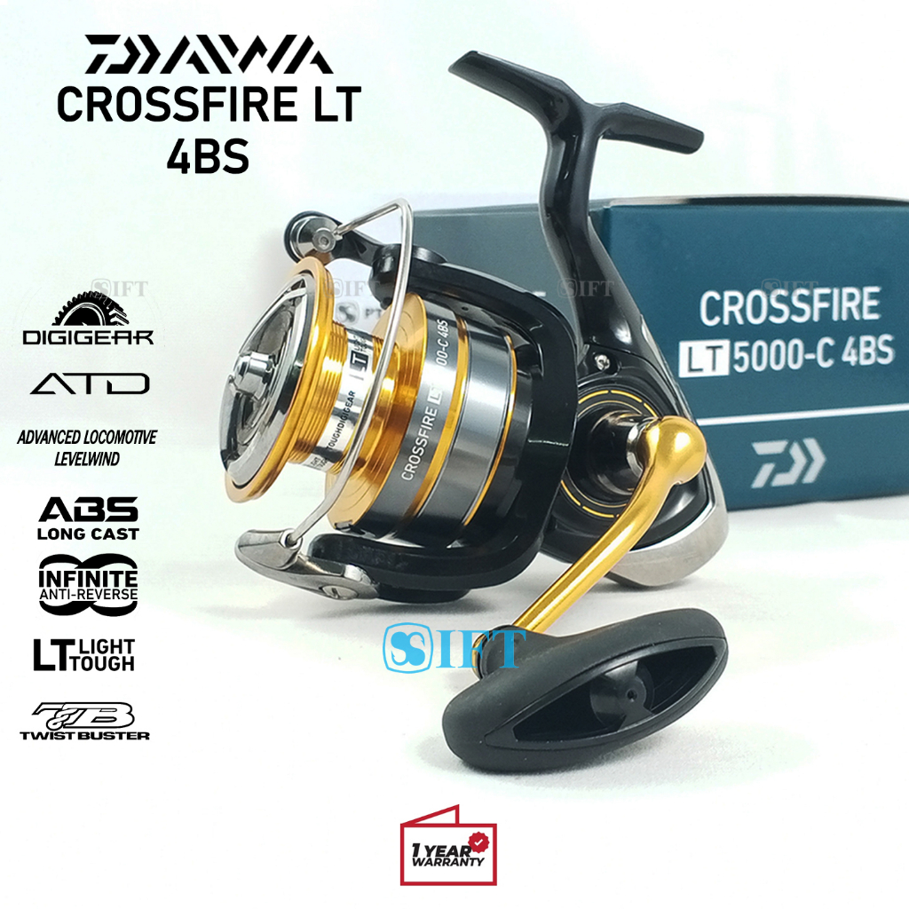 Jual Reel DAIWA CROSSFIRE LT 4BS 1000s/d 6000 | Kolam Sungai Laut | Resmi |IFT Store | Shopee ...
