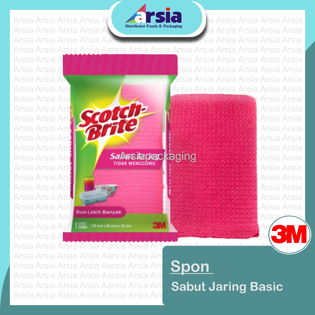 Jual Spon Cuci Piring Jaring/ Scotch Bright - 3M (arsiapackaging ...
