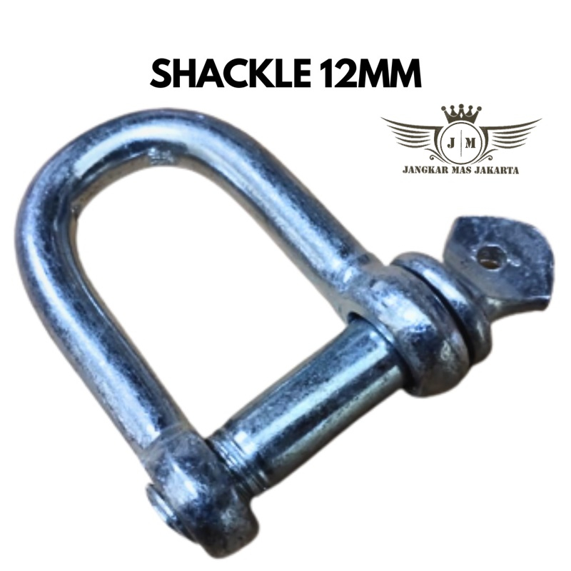 Jual JKM SEGEL D M12 / SHACKLES 12 mm / SAMBUNGAN RANTAI BESI 1/2 inch ...